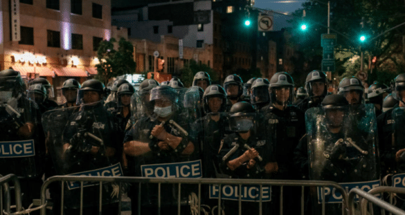 NYPD Mobilizes 700 Riot Cops, Erects Steel Barricades Around Manhattan ...