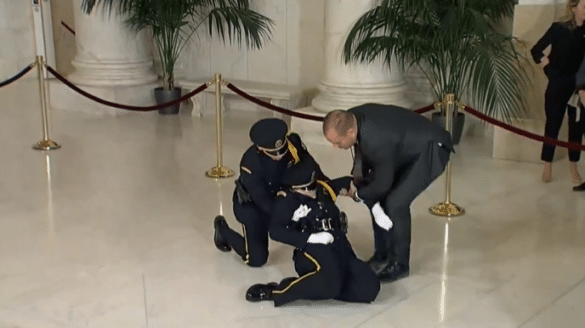 Another One… Honor Guard Suddenly Collapses In Front of Justice Sandra ...