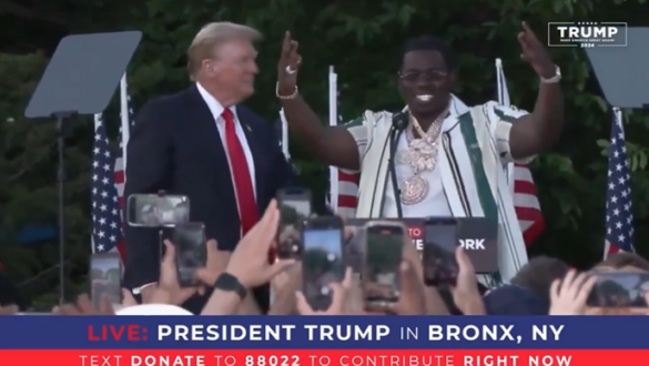 President Trump Receives Endorsements from Rappers Sheff G and Sleepy ...